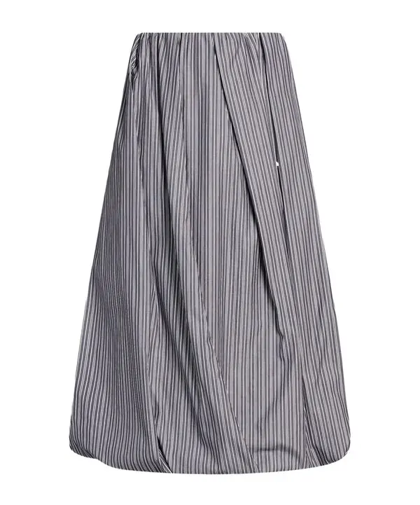 Brunello Cucinelli Striped Balloon Skirt