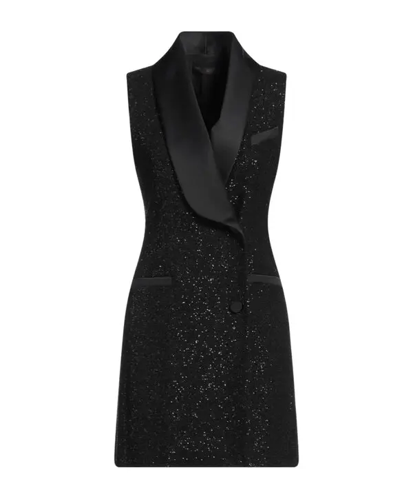 Max Mara Sleeveless Suit Dress - Black