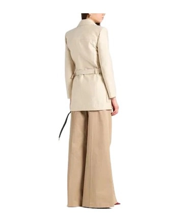 Saint Laurent Double Breasted Trench Coat