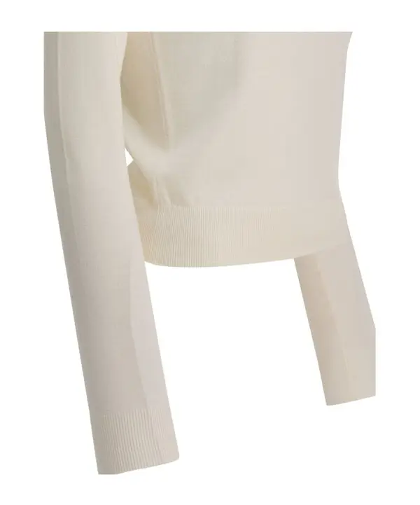 Alexander McQueen Ruffled Neck Knitted Jumper