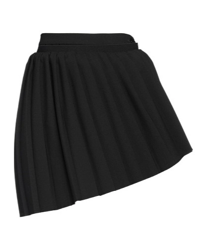 MAISON MARGIELA Solid-colored Pleated Skirt