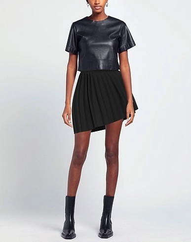MAISON MARGIELA Solid-colored Pleated Skirt