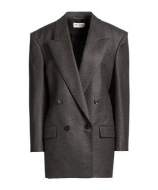 Saint Laurent Double Breasted Cashmere Suit