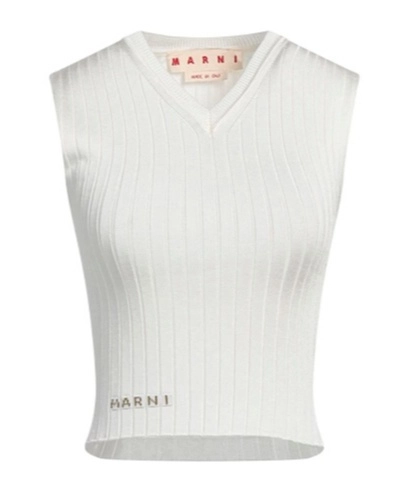 Marni Solid Color Stylish Sleeveless Tank Top