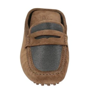 Brunello Cucinelli Suede Mule Shoes