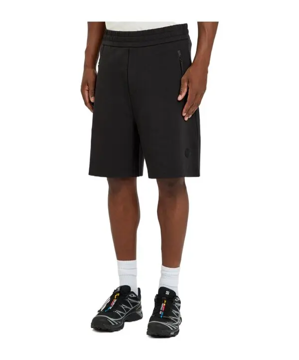 Moncler Logo-appliquéd Cotton-blend Shorts