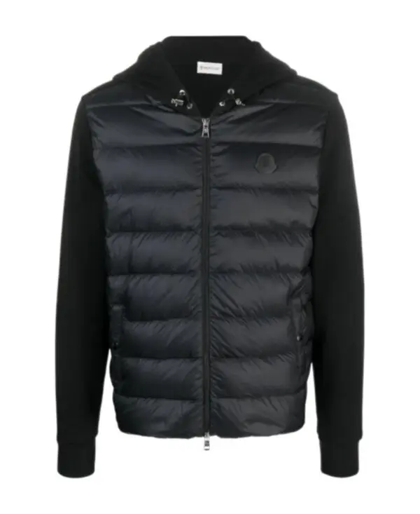 Moncler Padded Fleece Zip-up Sweatshirt