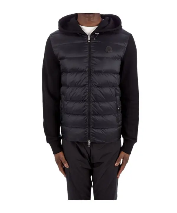 Moncler Padded Fleece Zip-up Sweatshirt