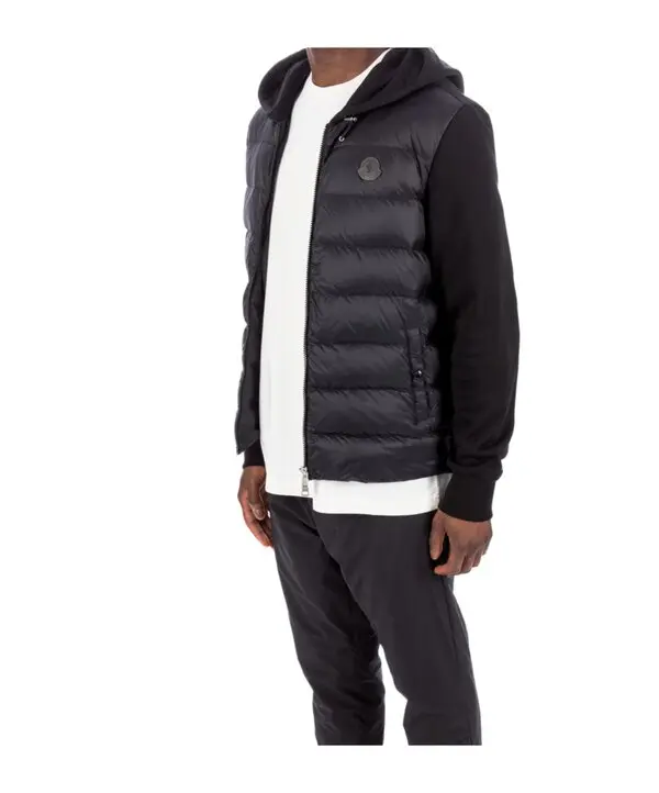 Moncler Padded Fleece Zip-up Sweatshirt