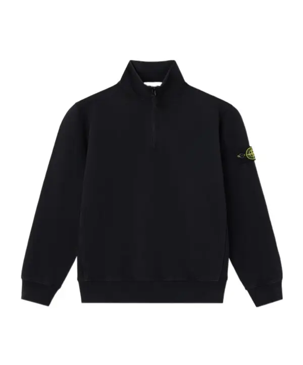 Stone Island Mock-neck Half-zip Sweatshirt