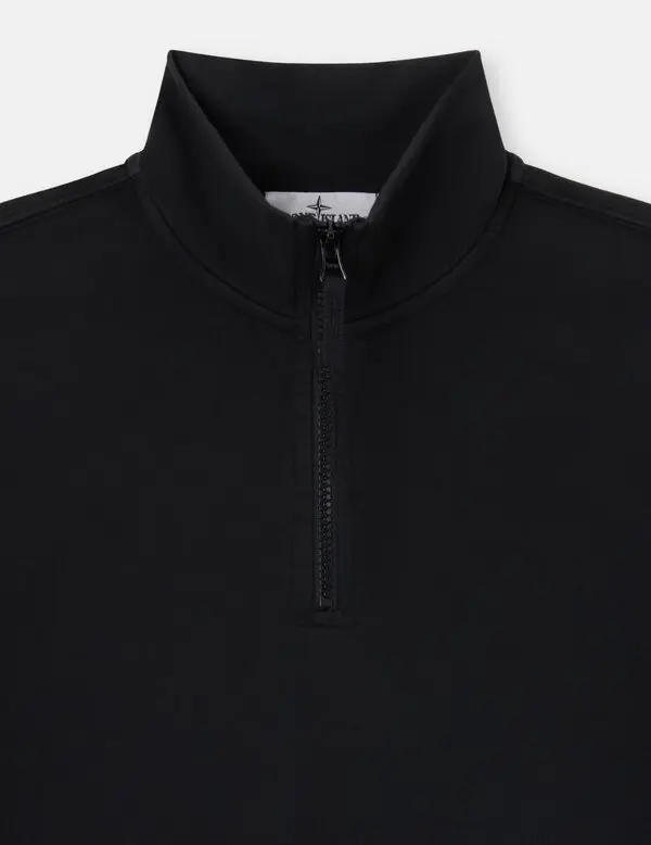 Stone Island Mock-neck Half-zip Sweatshirt