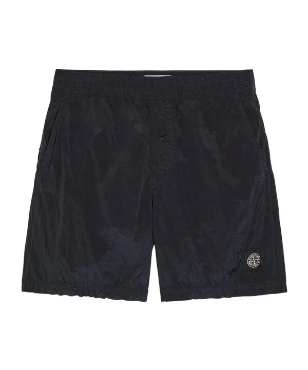 Stone Island Logo-appliquéd Nylon Shorts