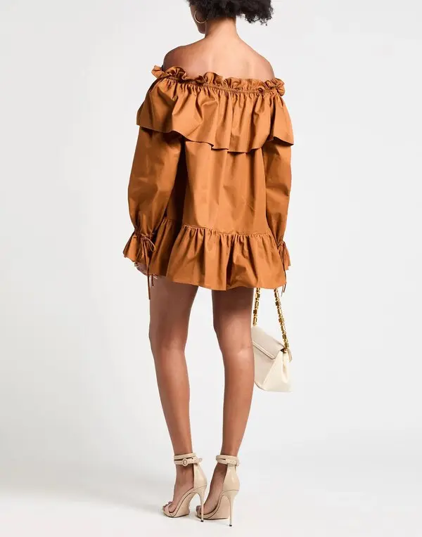 Saint Laurent Stylish Off-shoulder Long Dress