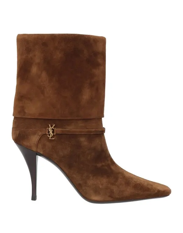 Saint Laurent Slender Heel Pointed Toe Ankle Boots