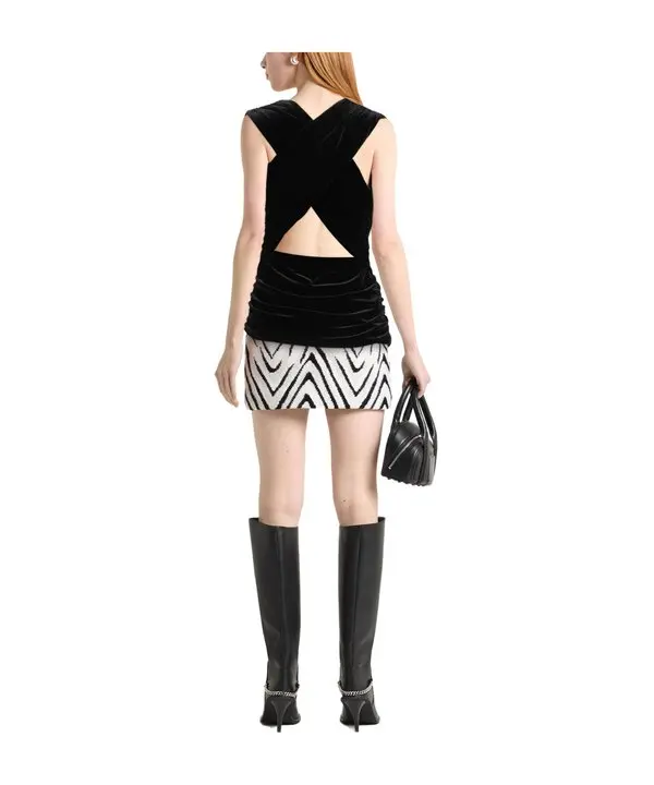 GANNI Solid-color Sleeveless Vest