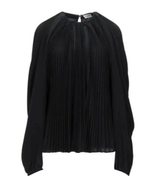Saint Laurent Solid-color Long-sleeved Top