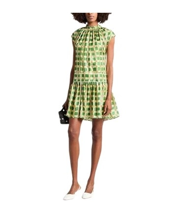 Marni Checked A-line Dress