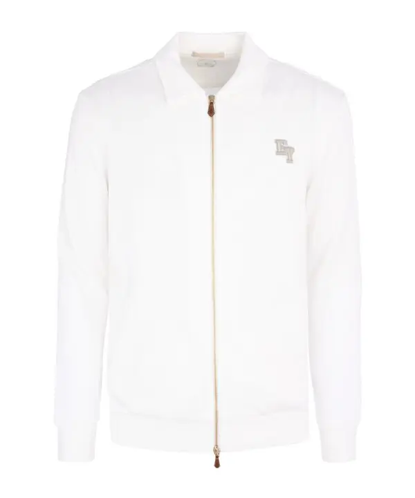 Eleventy Zippered Long-sleeved Sweatshirt