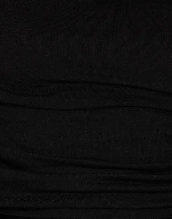 Saint Laurent Off-the-shoulder Knit Maxi Dress