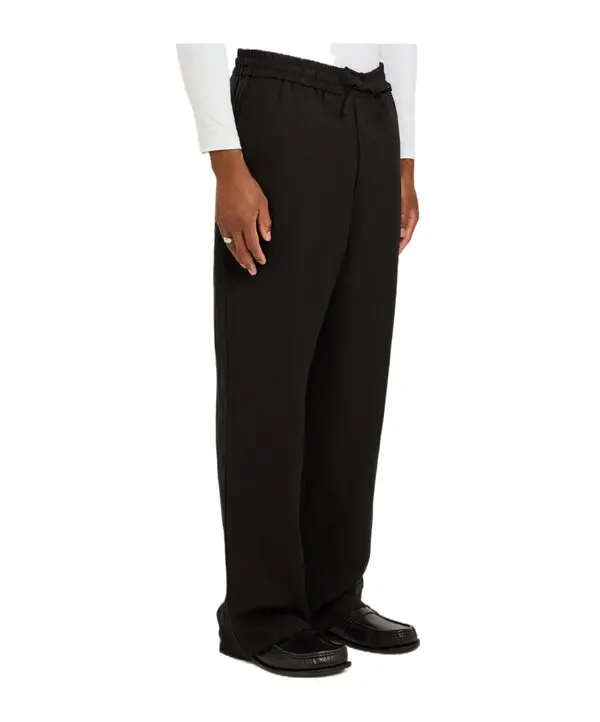 AMI Paris Wide-leg Woven Trousers