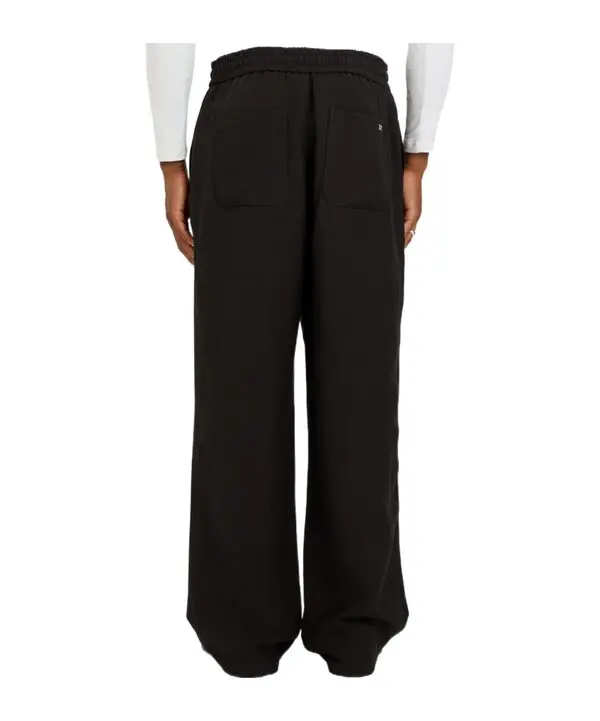 AMI Paris Wide-leg Woven Trousers