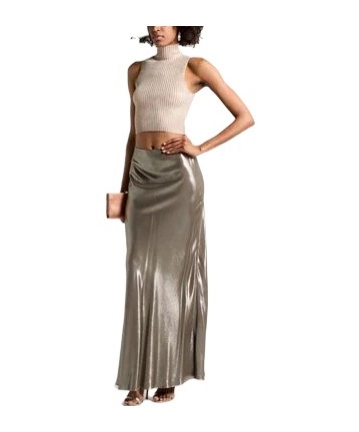 Brunello Cucinelli Solid-color Flared Skirt
