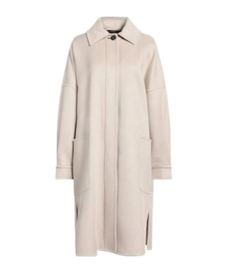 Max Mara Stylish Minimalist Single-breasted Coat