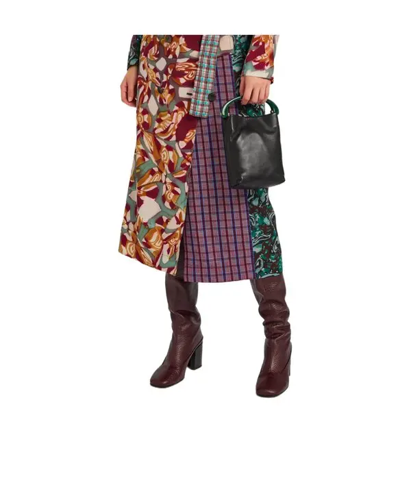 Dries Van Noten Leather Top Handle Bag