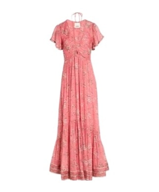 Isabel Marant Étoile Multicolor Floral Print Maxi Dress