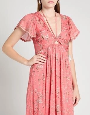 Isabel Marant Étoile Multicolor Floral Print Maxi Dress