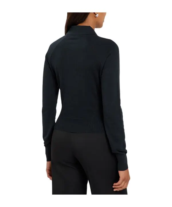 Givenchy Cotton And Silk-blend Polo Top