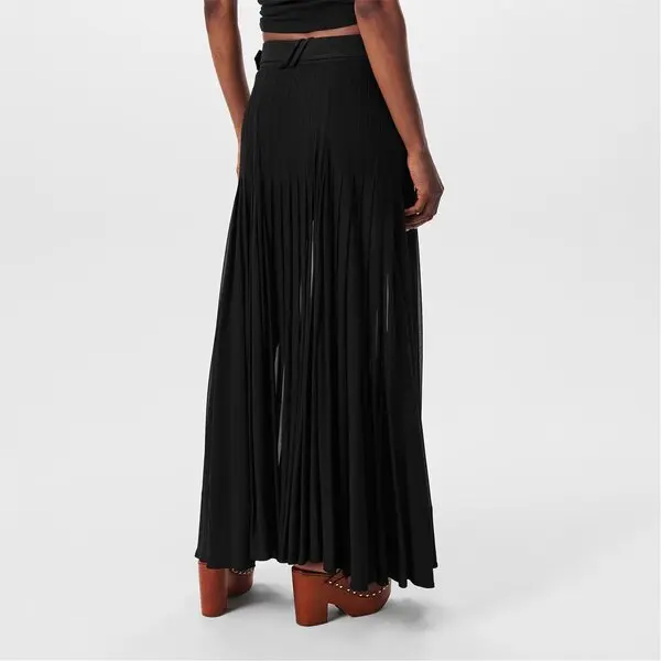 Burberry Pleat Blk Skirt