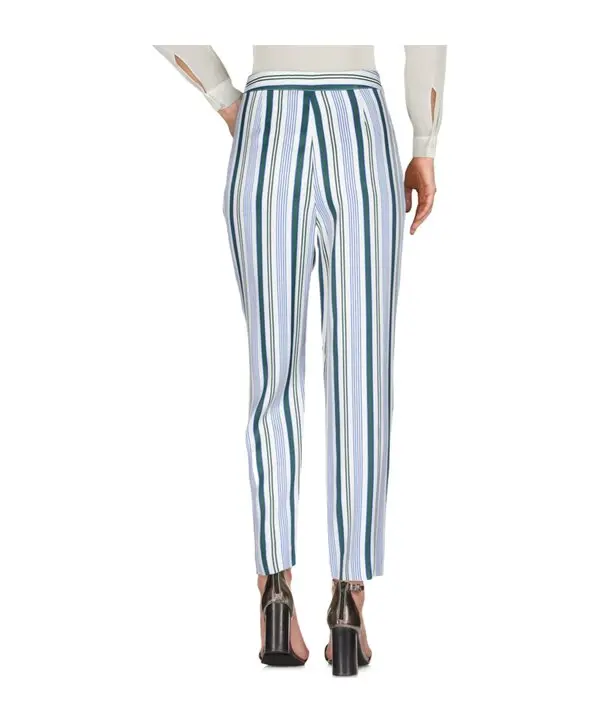 Tory Burch Striped Satin Casual Pants