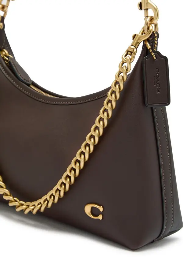 COACH Leather Shoulder Bag - Brown