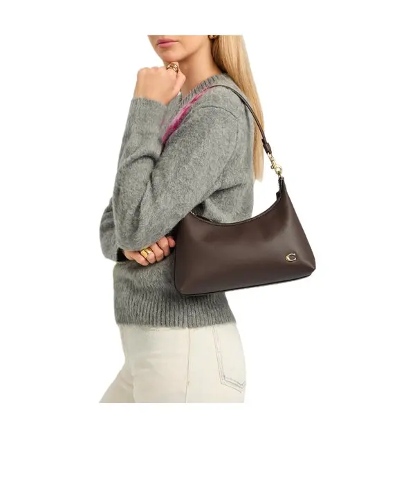 COACH Leather Shoulder Bag - Brown