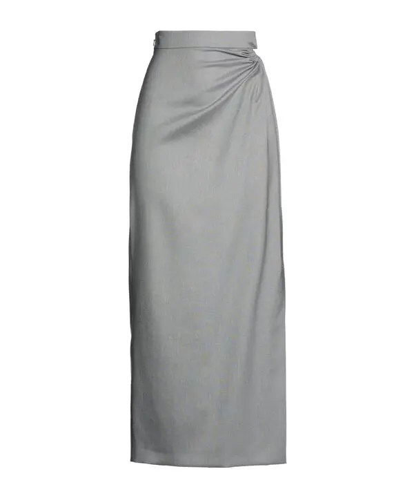 Max Mara Solid Color Wool Pencil Skirt