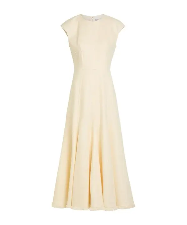 Gabriela Hearst Silk And Wool-blend Midi Dress