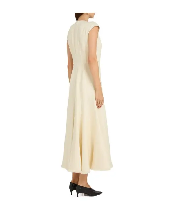 Gabriela Hearst Silk And Wool-blend Midi Dress