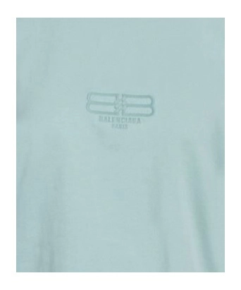 Balenciaga Solid-color Crew-neck Short-sleeved Shirt