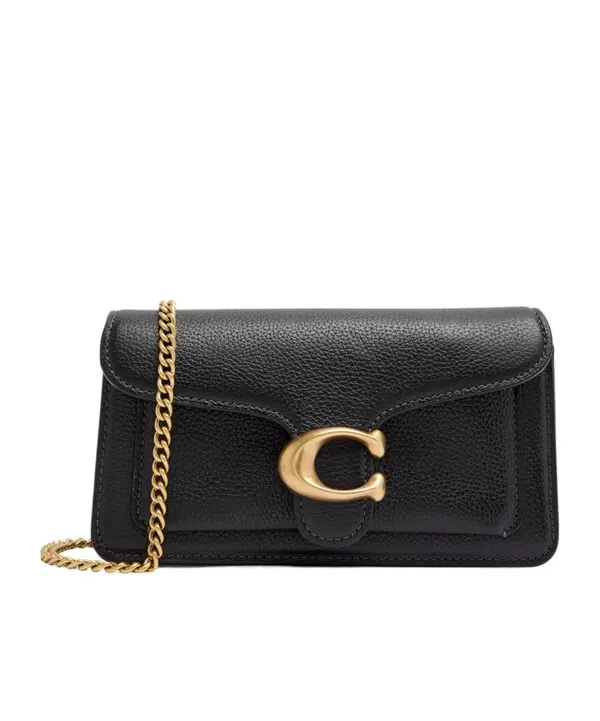 COACH Grained Leather Cross-body Bag - Black