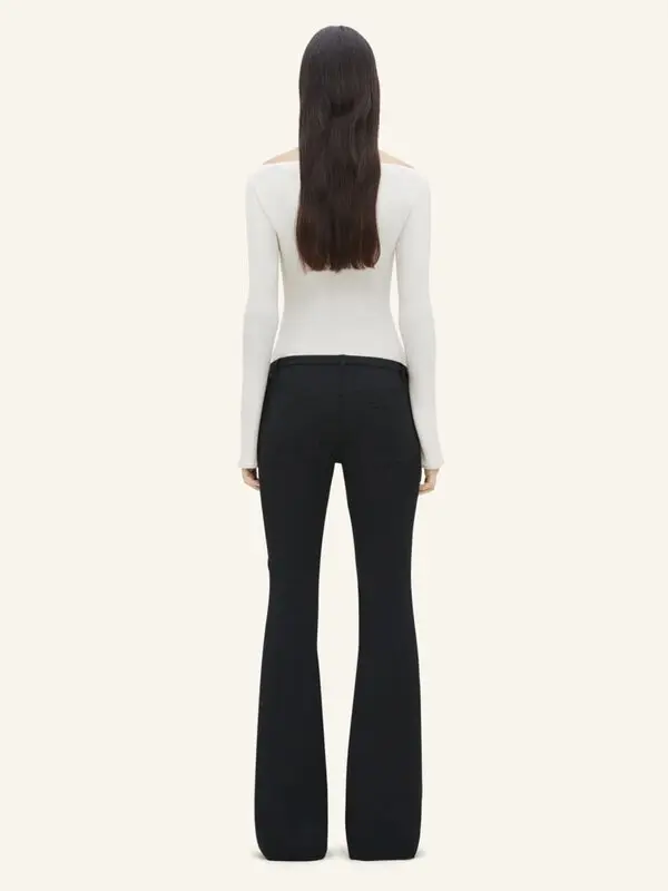 COURREGES Off-shoulder Flared Sleeve Bodysuit
