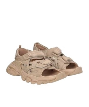 Balenciaga Velcro Chunky Heel Sandals