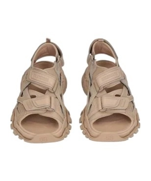 Balenciaga Velcro Chunky Heel Sandals