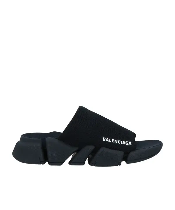 Balenciaga Simple Printed Slippers
