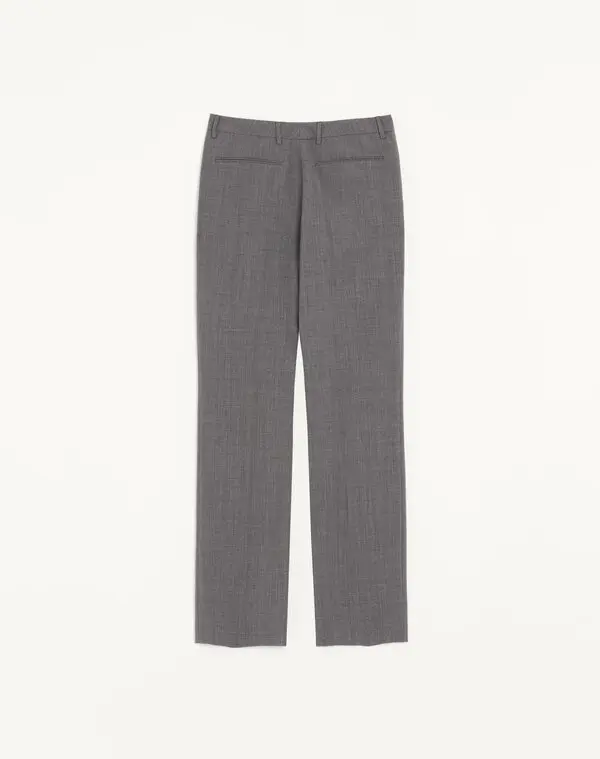 Valentino Garavani Mouliné Wool Trousers