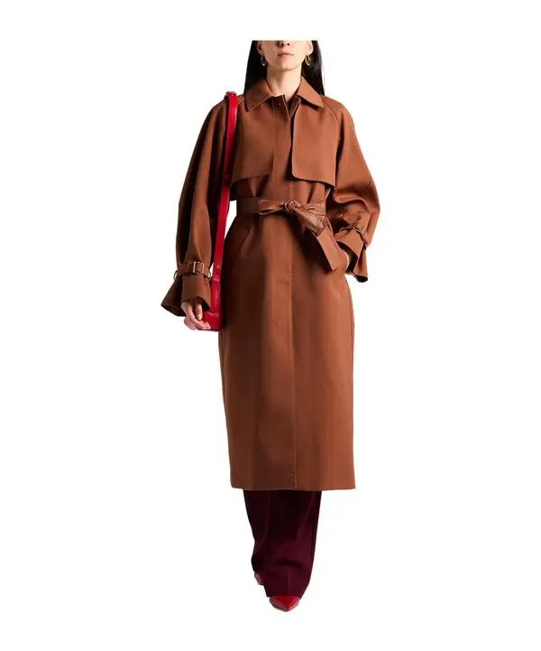 Max Mara Gabardine Trench Coat