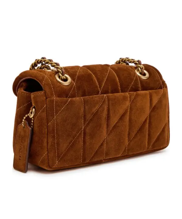 COACH Quilted Suede Shoulder Bag
