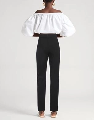 Sportmax Straight-leg Flannel Pants With Crystal Embellishments