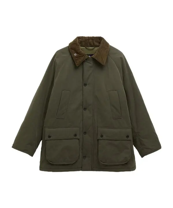 Barbour Pocket Detail Buttoned Coat