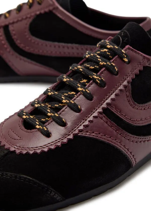Dries Van Noten Dustin Panelled Suede Sneakers